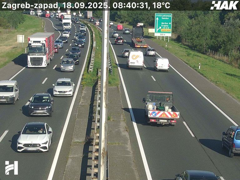 Dvije prometne nesreće na autocesti A1 usporavaju promet prema Zagrebu | 01Portal